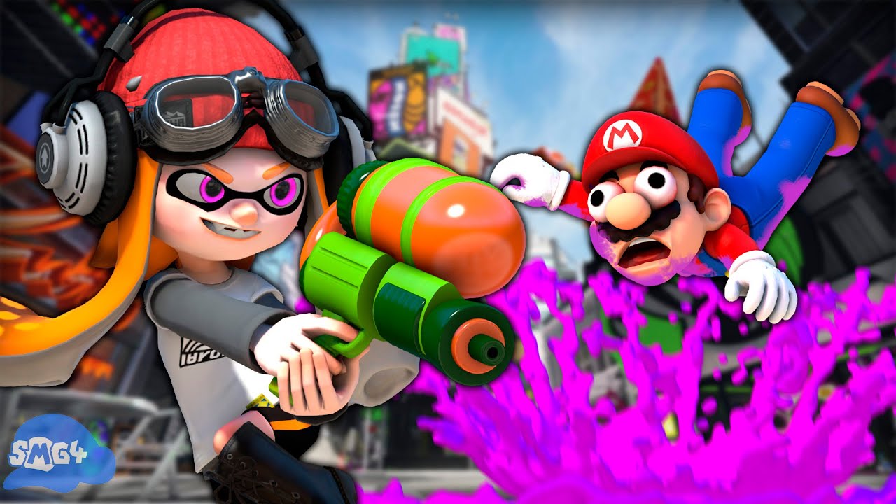 SMG4: If Mario Was In... Splatoon 3 - YouTube