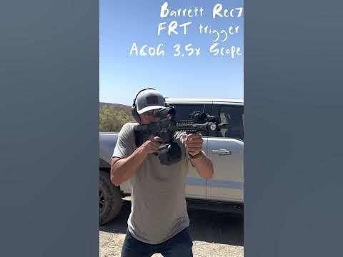 Barrett Rec7 is a MONSTER #barrett #rec7 #rifle #fullauto - YouTube