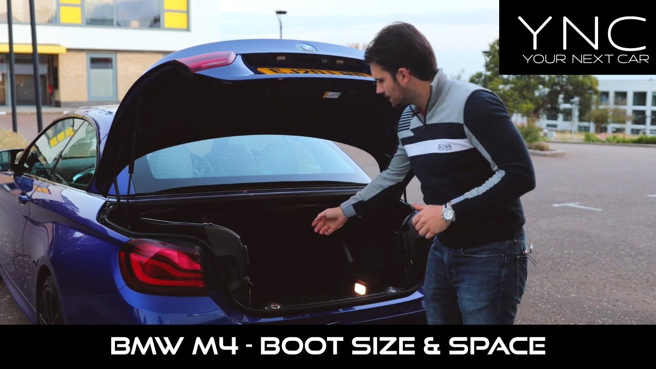 BMW M4 - BOOT SIZE & SPACE - YouTube