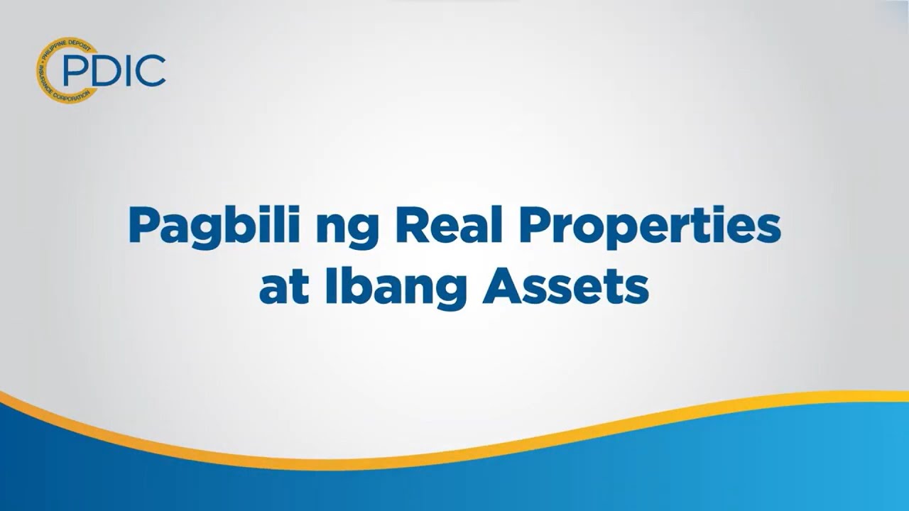 Pagbili ng Real Properties at Ibang Assets - YouTube