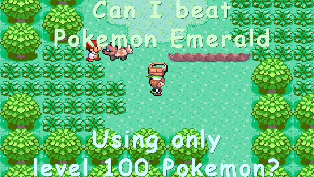 Can I Beat Pokemon Emerald With Only Level 100 Pokemon Episode 01 - YouTube