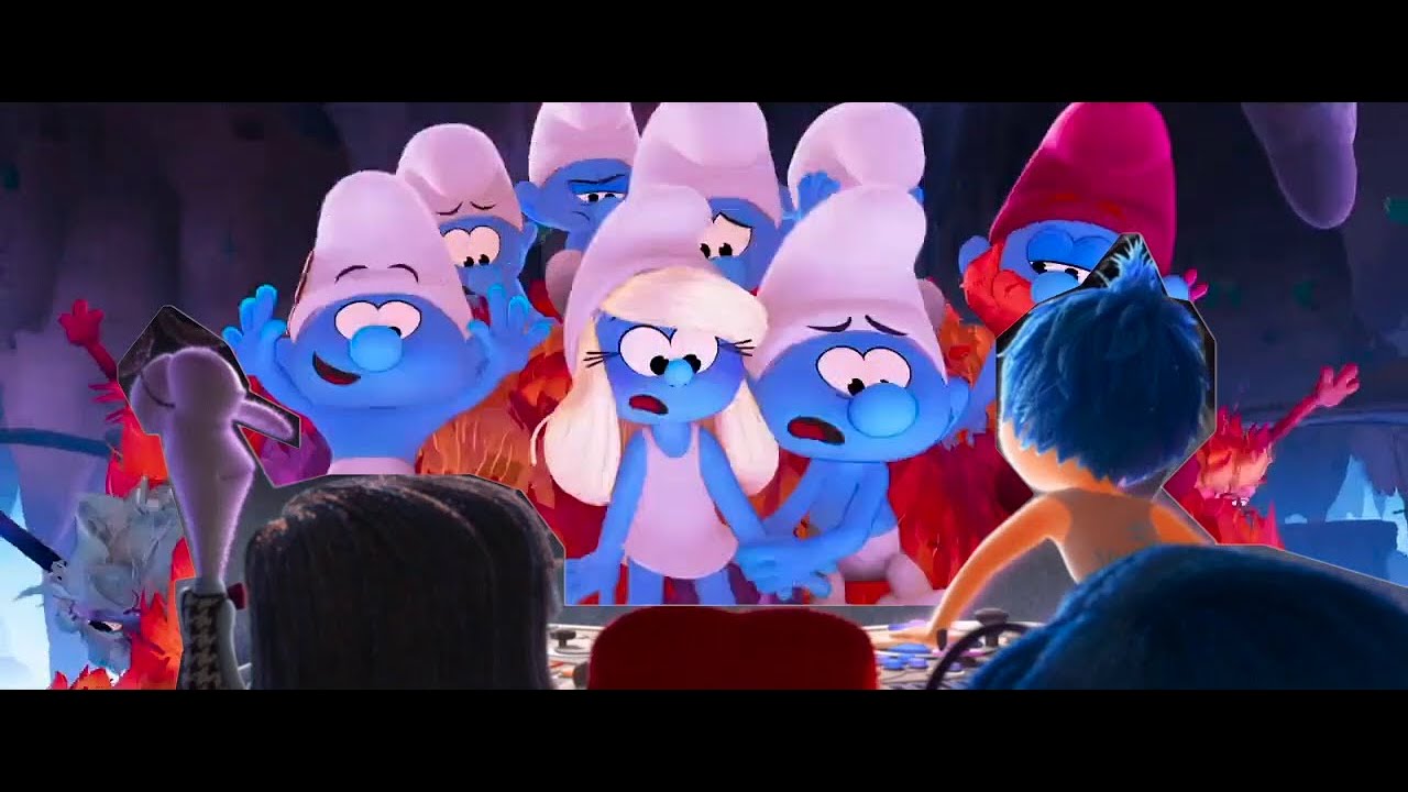 Inside Out Emotions Watching Smurfs Trailer 2 - YouTube