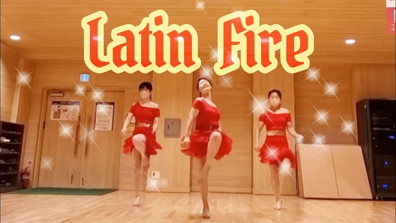 Latin Fire linedance 라틴파이어 라인댄스 @라라라인댄스 - YouTube