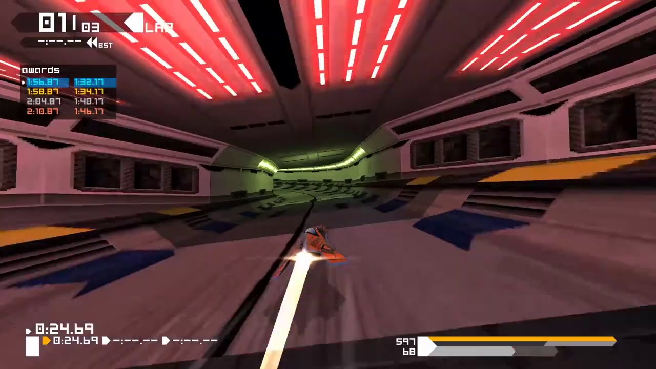 BallisticNG Platinum Campaign Time Trials - Base Game - YouTube