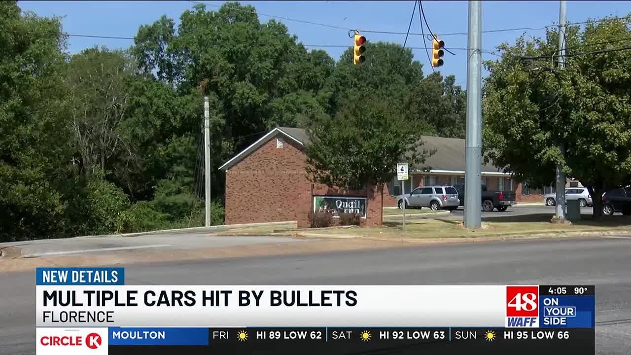 Multiple cars hit by bullets in Florence, police say - YouTube