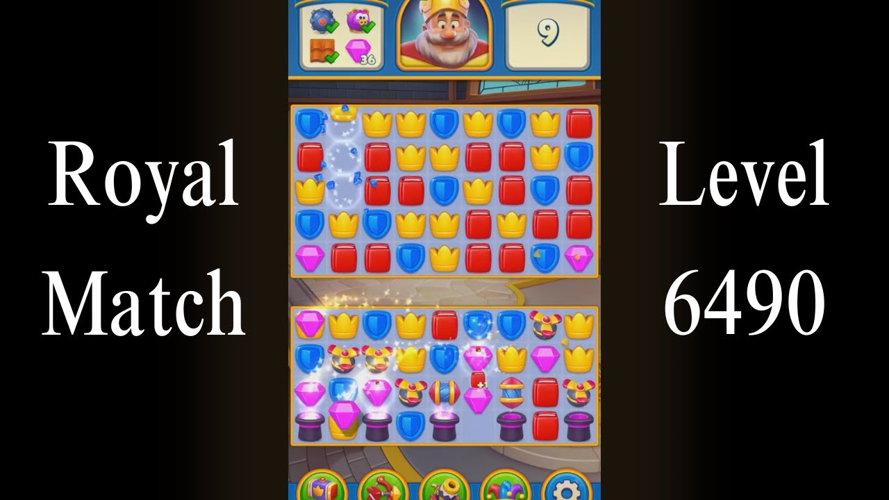 Royal Match Challenge Level 6490 - YouTube
