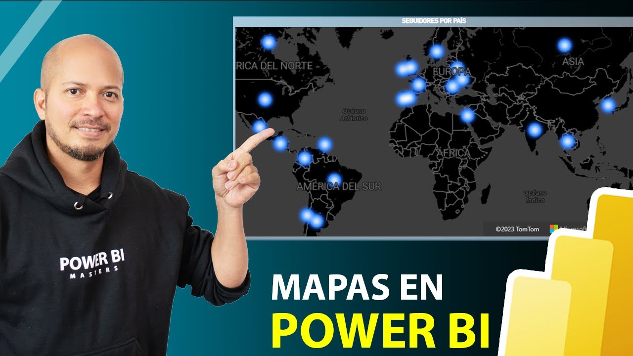 Cómo usar las nuevas versiones de mapas en Power BI: Mapas de Azure y opciones avanzadas - YouTube