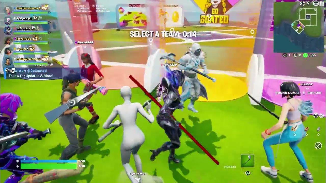 Fortnite gameplay Go Goated Creative Map Code(3305-1551-7747) - YouTube