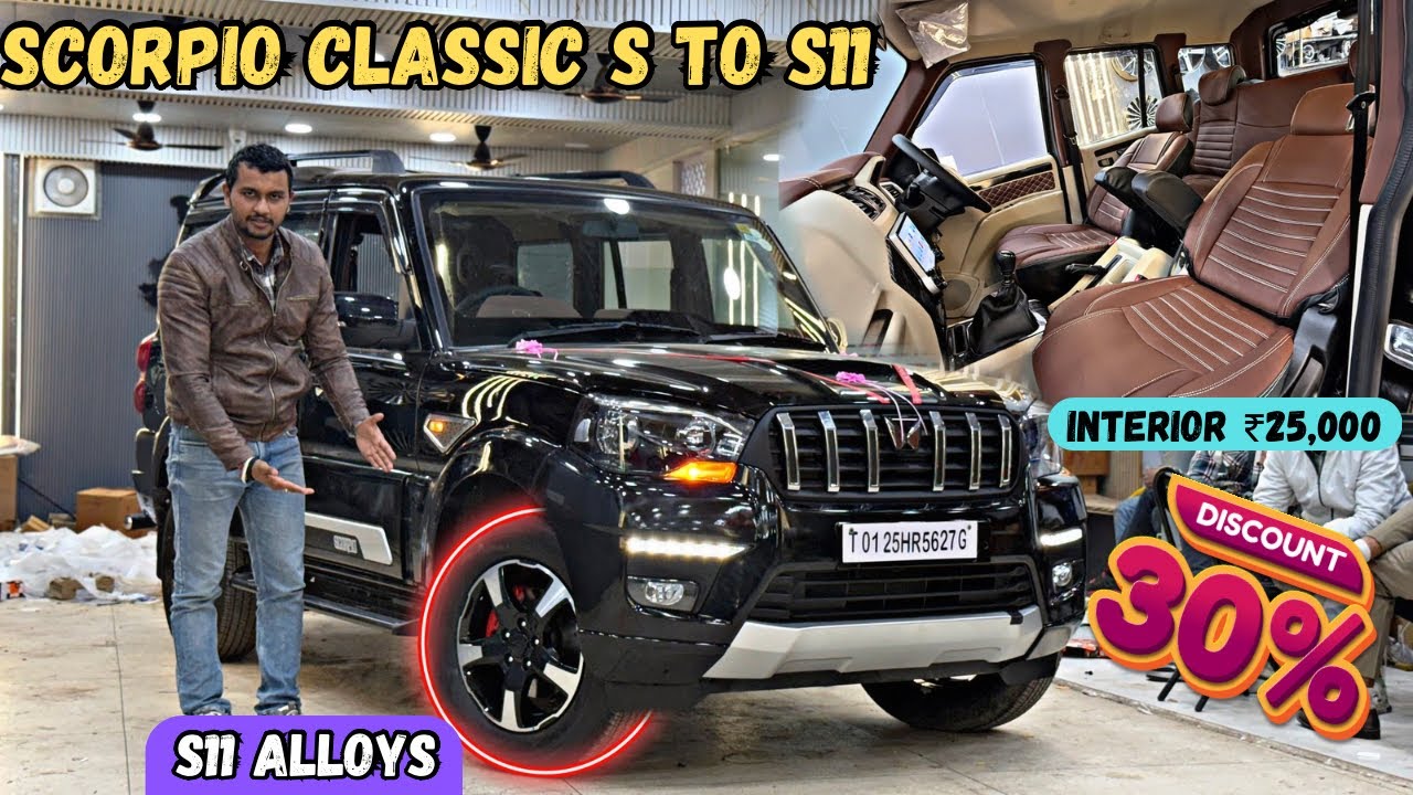 2025 SCORPIO CLASSIC S TO S11 MODIFIED WITH PRICE SCORPIO CLASSIC BASE ...