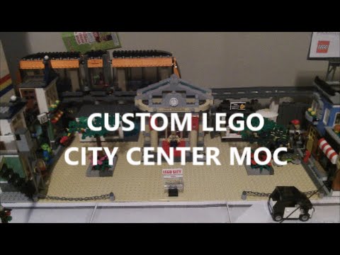 LEGO CITY CENTER! custom MOC! - YouTube
