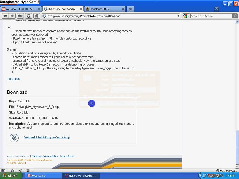 How to use hyper cam 3 - YouTube