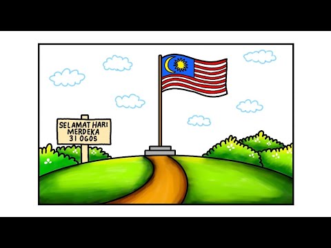 Cara melukis poster kemerdekaan Malaysia - poster kemerdekaan 2022 ...