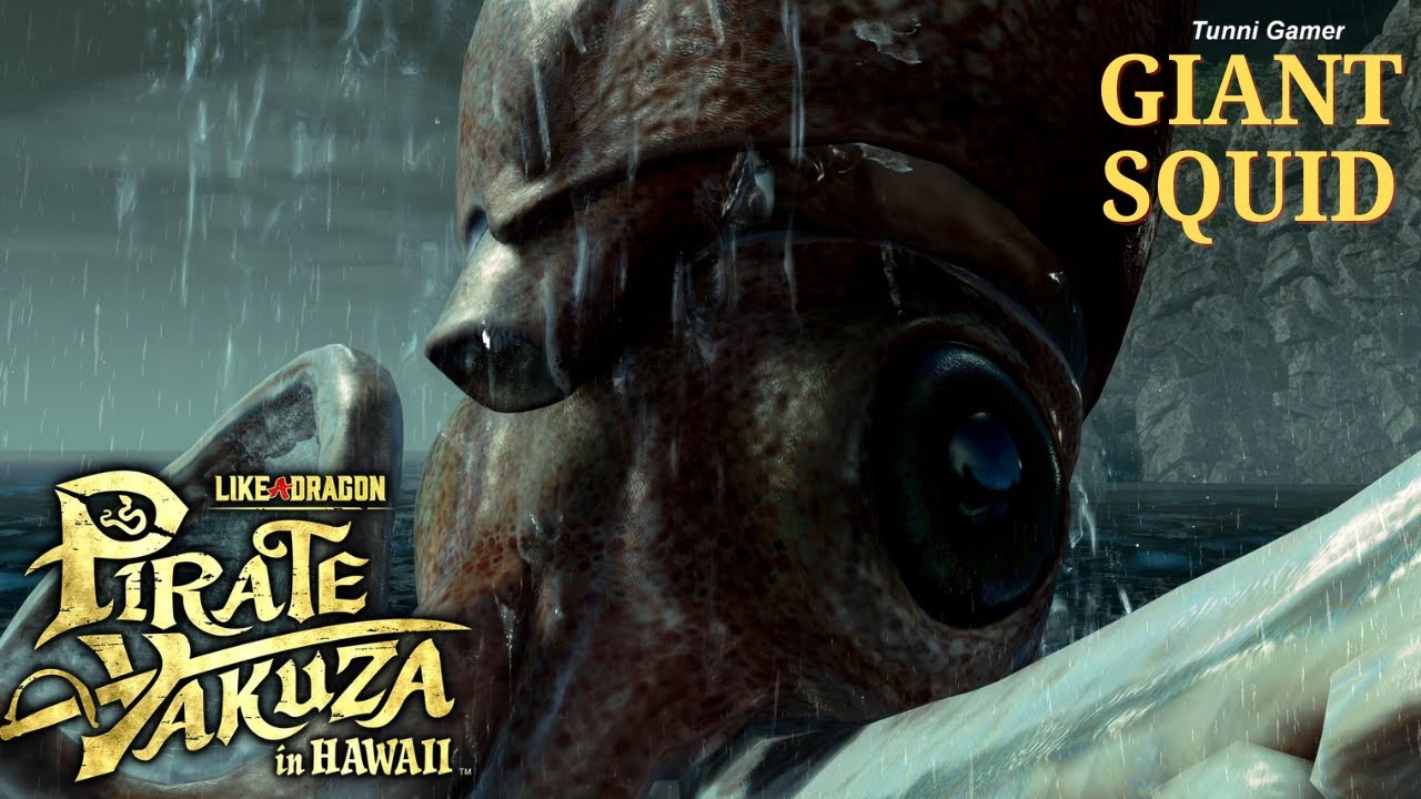 Giant Squid Boss Fight | Like A Dragon: Pirate Yakuza In Hawaii # ...