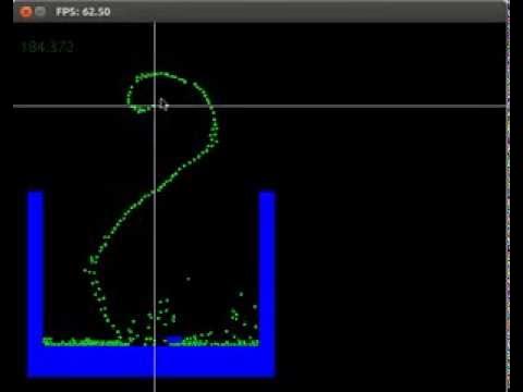 Box2D physics demo with Python (pybox2d) - YouTube