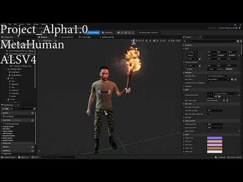 "Project_Alpha1.0" Integration: MetaHuman - ALSV4 - Unreal Engine 5 - YouTube