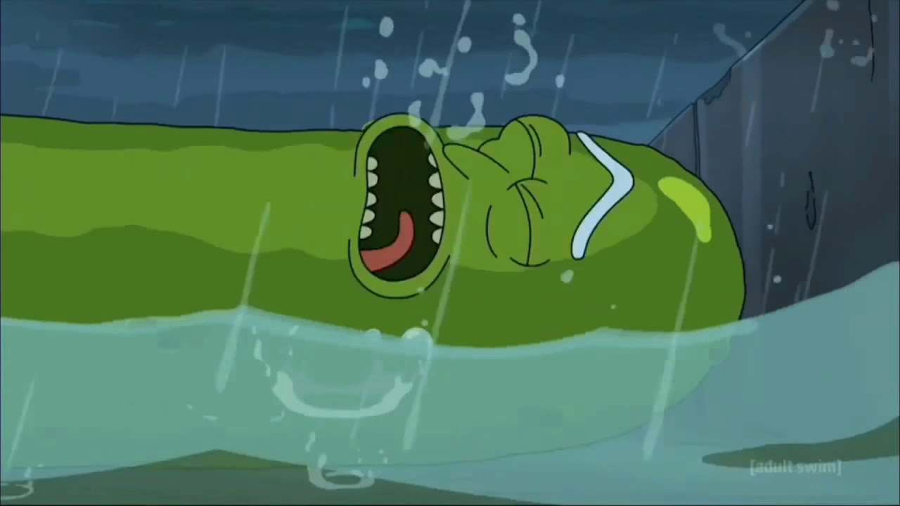 Pickle Rick Rolling in Water for 10 Minutes - YouTube