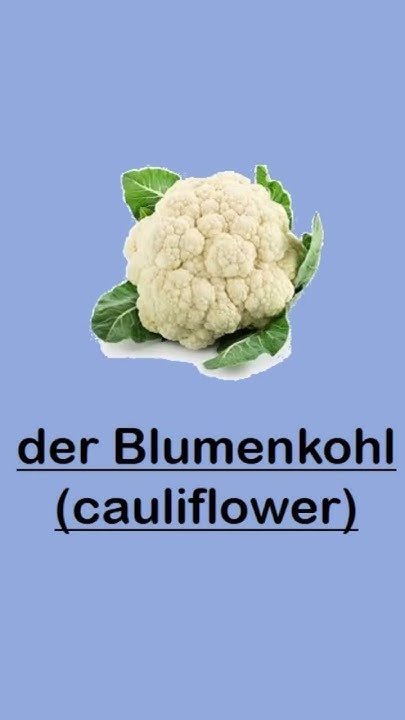 Learn 5 vegetables in German | gemüse|german vocabulary |deutsch_zu ...