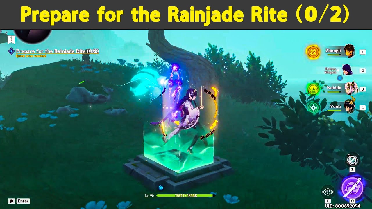 Prepare for the Rainjade Rite (0/2) | An Ancient Sacrifice of Sacred ...