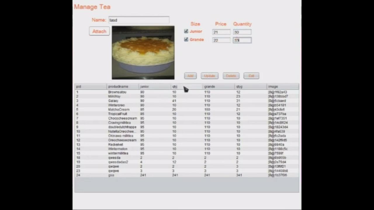 Ordering Management System - Java - YouTube