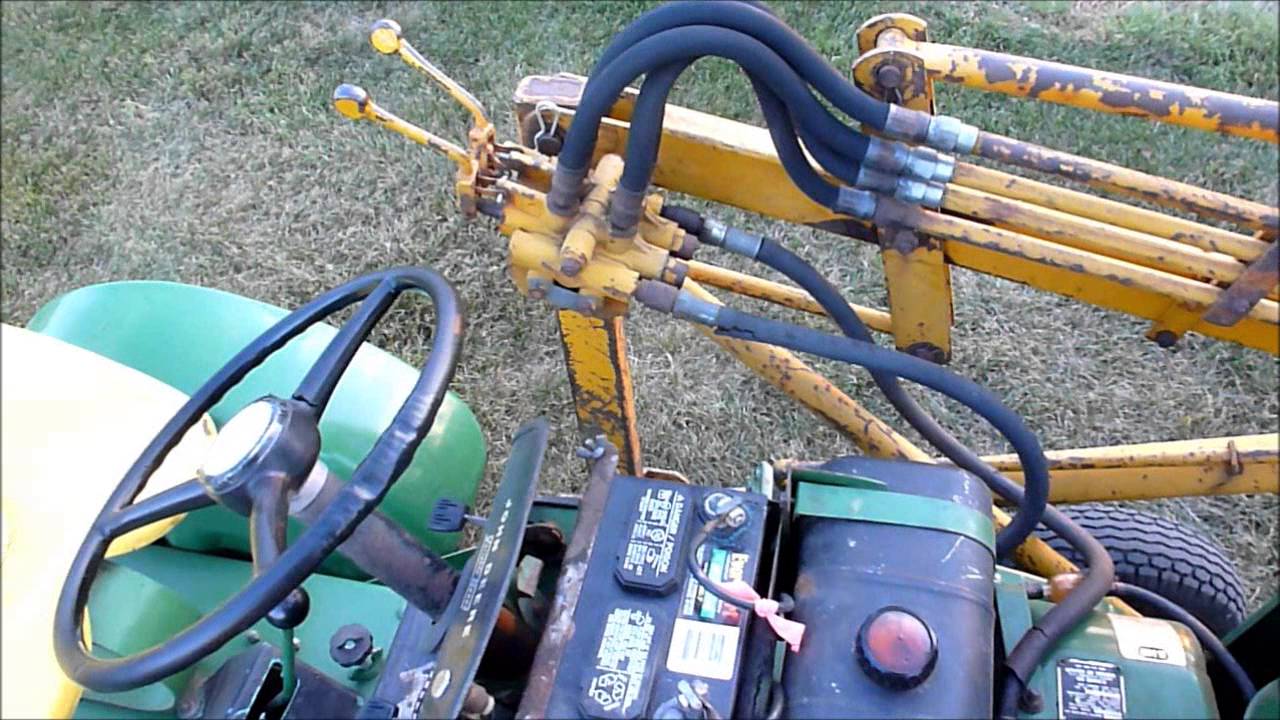 John Deere 110/112 Round Fender Loader Comparison - YouTube