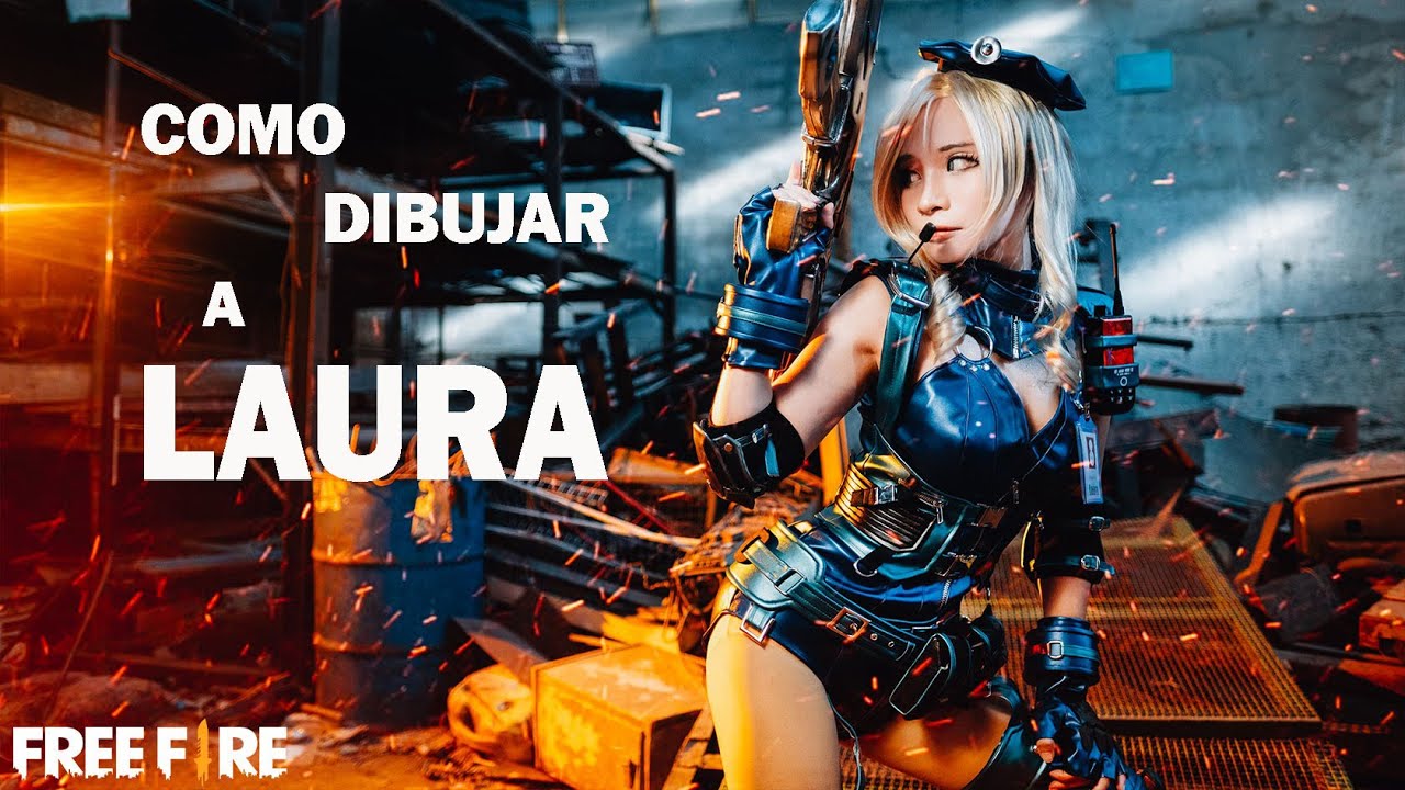 COMO DIBUJAR FREE FIRE ♦ SKIN LAURA ♦ PASO A PASO - YouTube