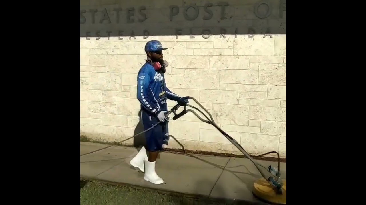 Commerical cleaning for USPS building! - YouTube