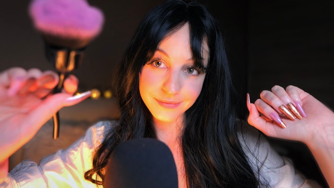 ASMR🌧️I'M HERE TO GENTLY BRUSH U TO SLEEP AND WHISPER INAUDIBLY EAR TO ...