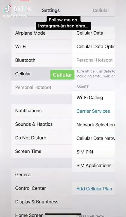 How to reduce mobile data usage on iphone@tricksin1 - YouTube