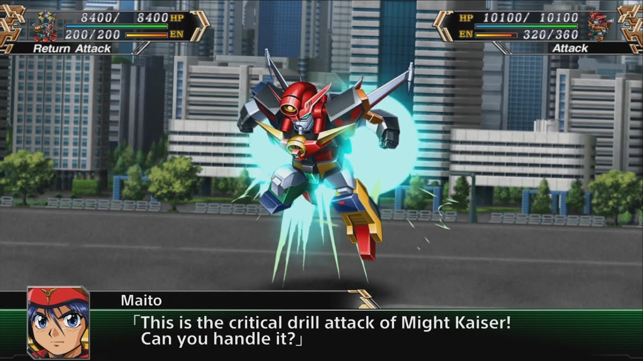 Might Kaiser - SUPER ROBOT WARS V - ALL ATTACKS [English PS4] - YouTube