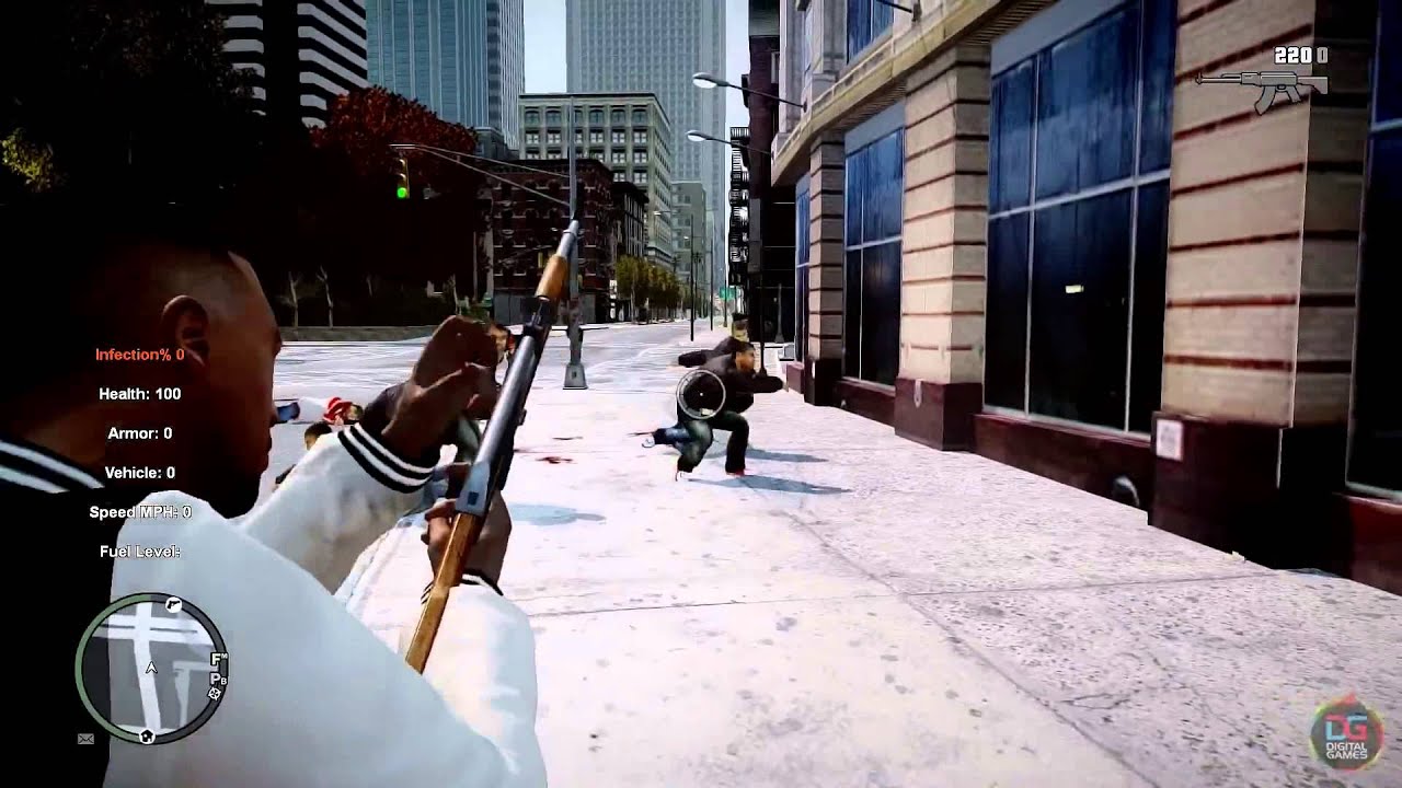 [HD] GTA V Zombie Grand Theft Auto IV Zombie Mod - YouTube