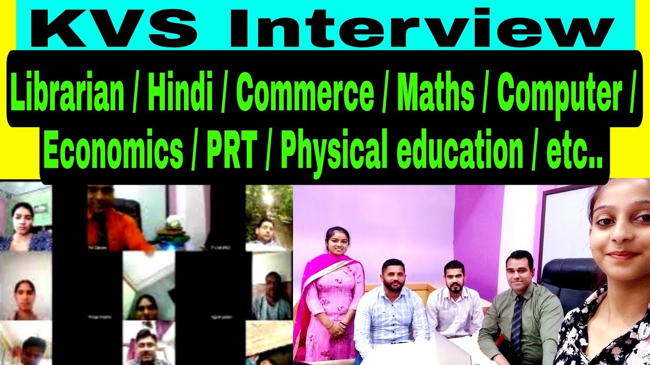 KVS school teacher Interview l #librarian prt tgt prt interview l PT ...