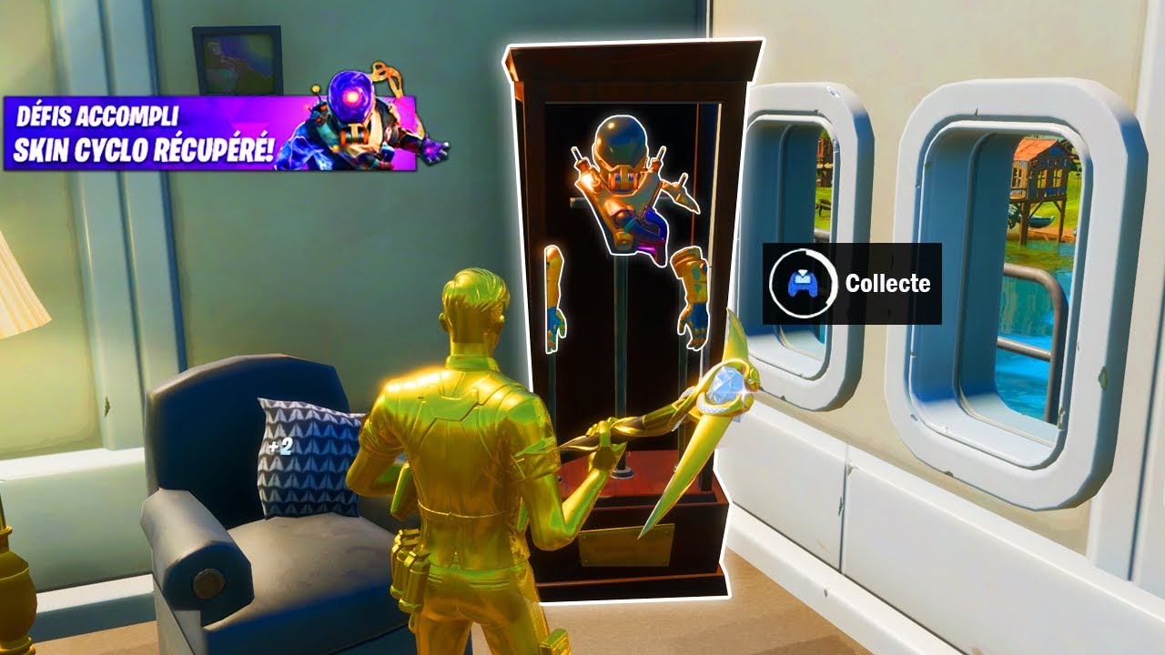 J'ai trouvé l'armure du skin CYCLO sur Fortnite ! - YouTube