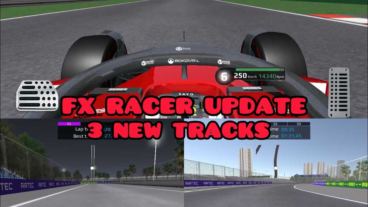 FX RACER UPDATE! 3 NEW TRACKS! - YouTube