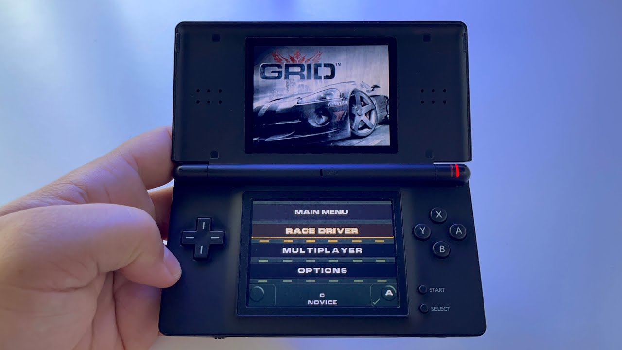 GRID - racing | Nintendo DS Lite handheld gameplay - YouTube
