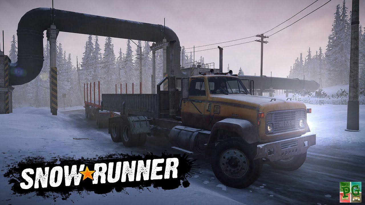 SnowRunner - A MudRunner Game 🔥 SCHNEE & GLÄTTE - OFFROAD durch ALASKA ...