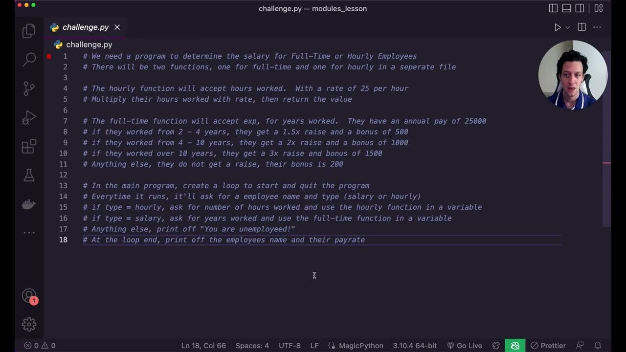 Creating Modules Exercises - YouTube