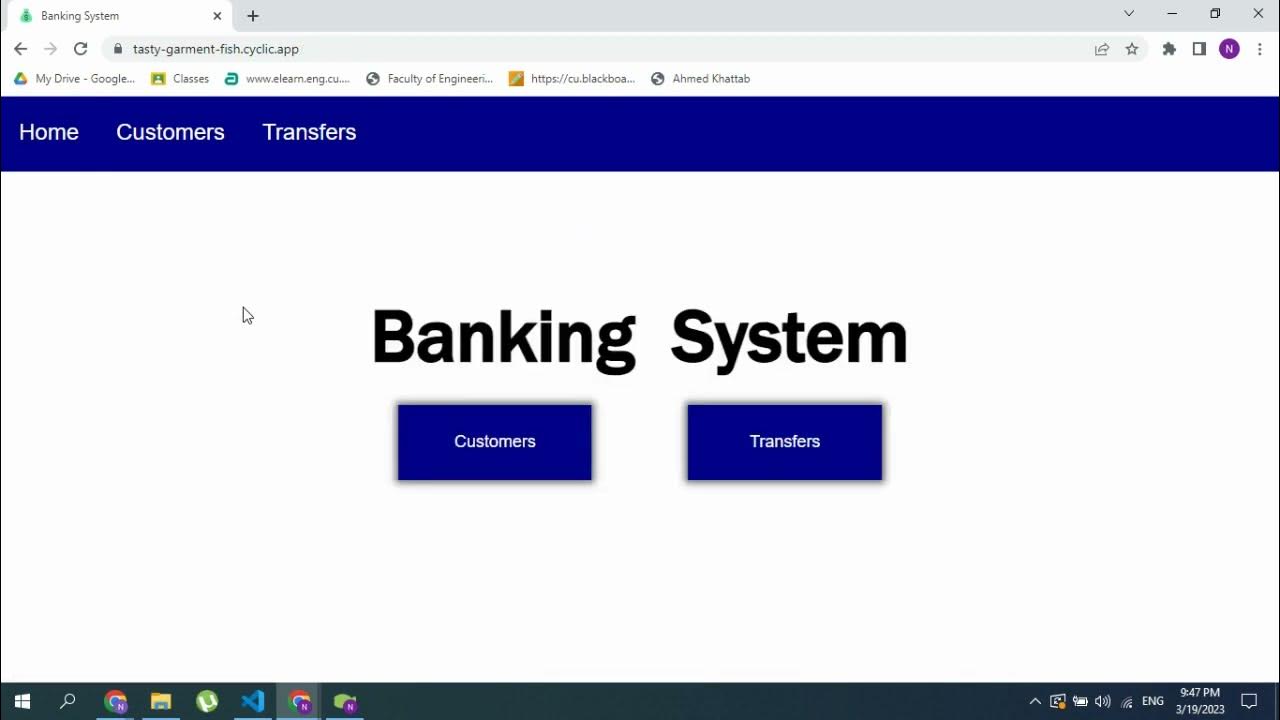 Basic Banking System (Task #1) - YouTube