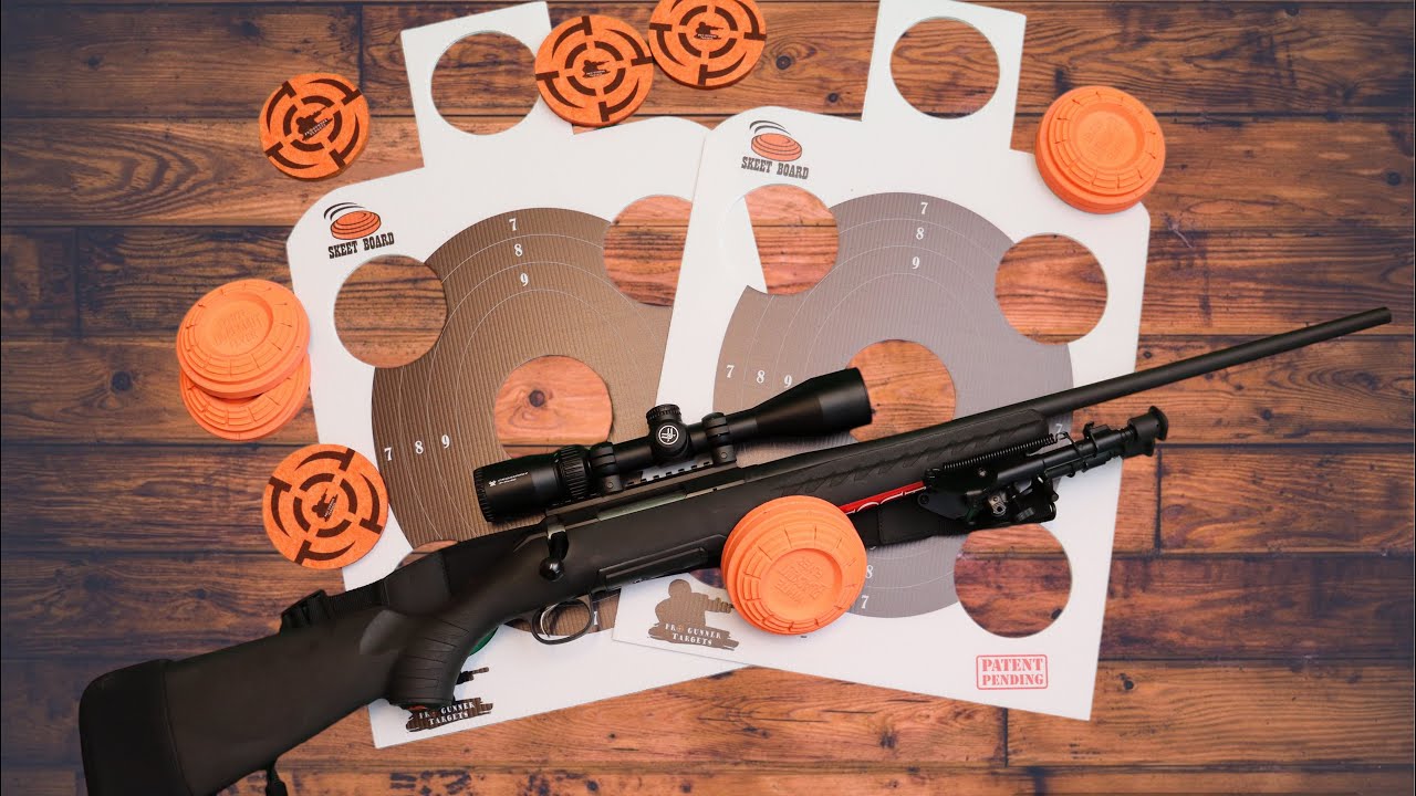 Backyard air rifle fun with Skeet Board Shooting Targets | Pro Gunner ...