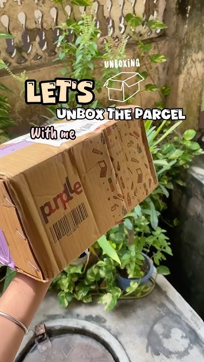 Purple Parcel unboxing 💜📦 #youtubeshorts #ashortaday #minivlog #skincare #unboxing #purple - YouTube