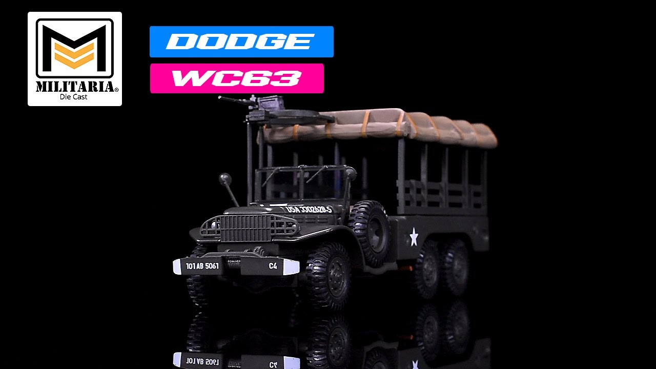 Dodge WC63 Weapons Carrier with Canvas Top Olive Drab US Army 1/43 ...