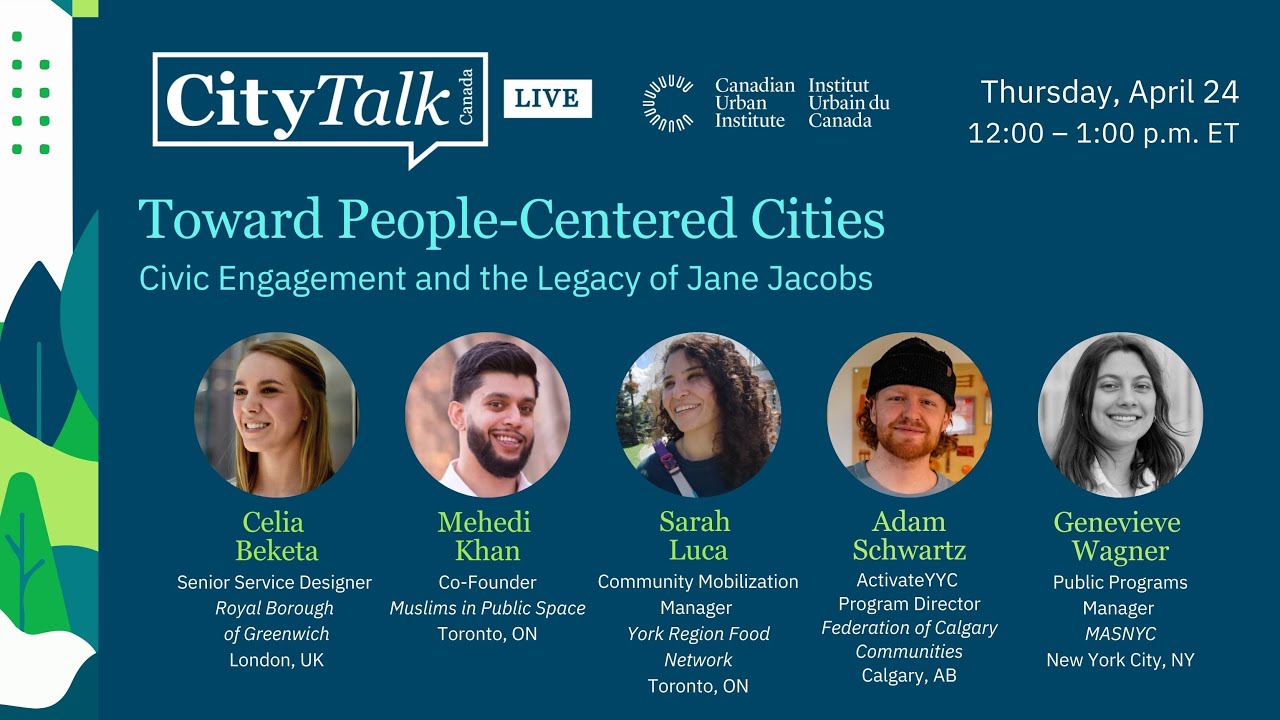 Toward People-Centered Cities: Civic Engagement and the Legacy of Jane ...