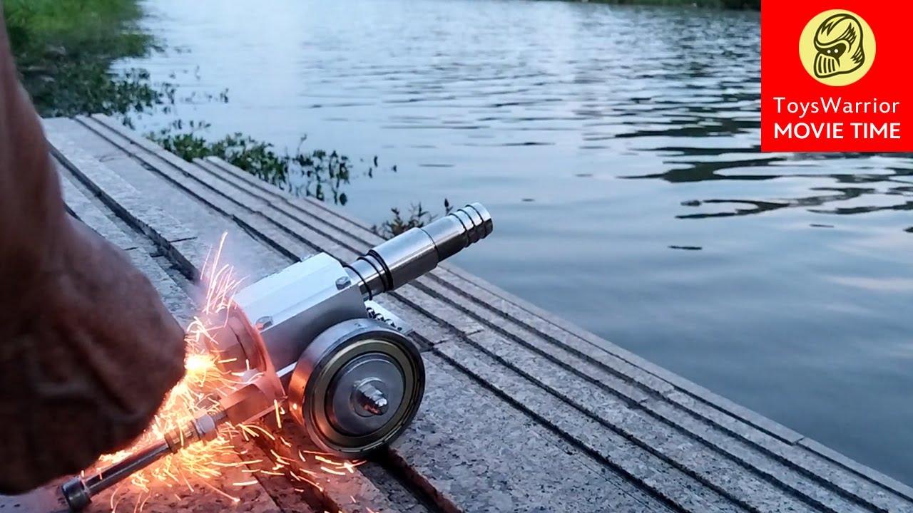 Unique & Adventure-Packed Mini Toy Cannon Shooting Firecrackers, Big ...