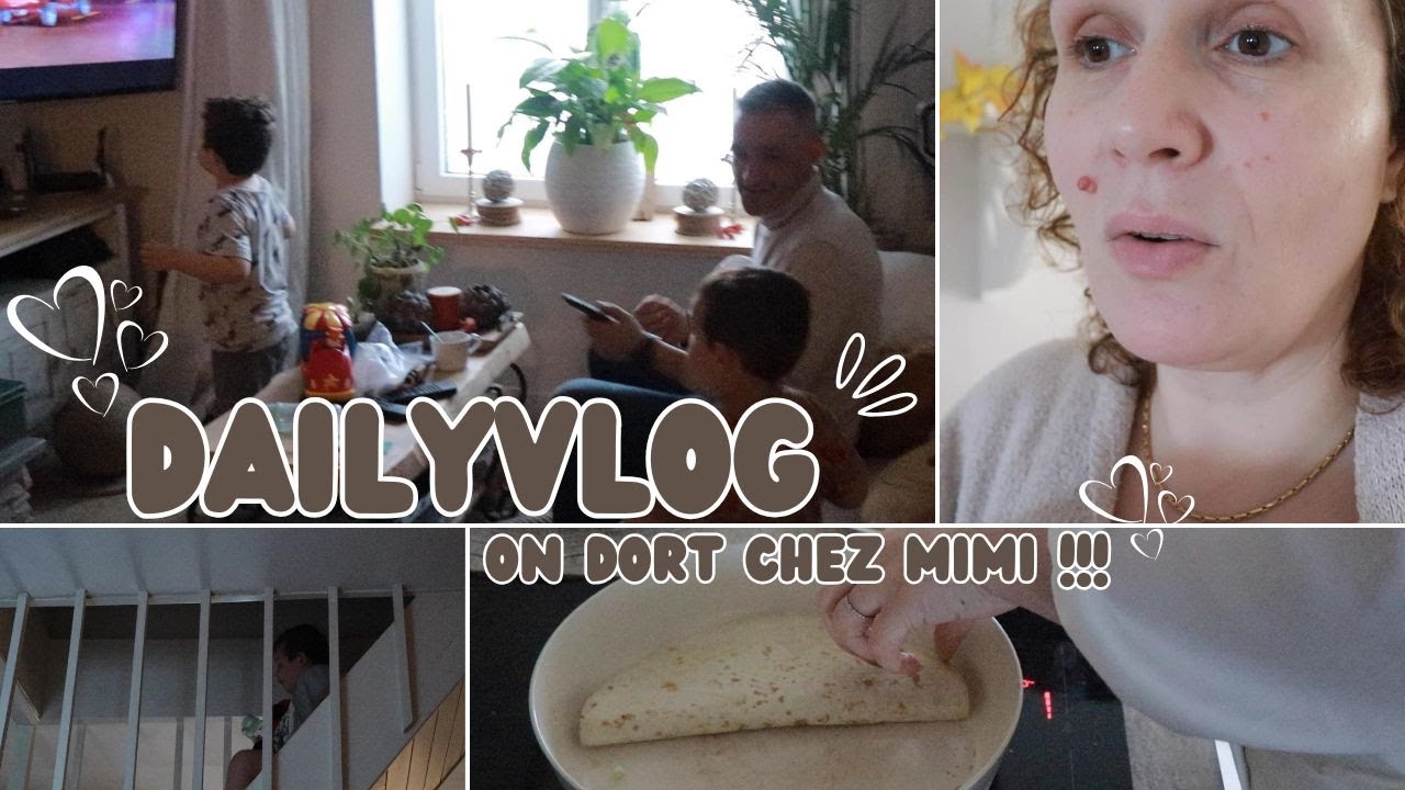 Vlog du 27 au 29 octobre : On dort chez mimi...un début de semaine bien ...