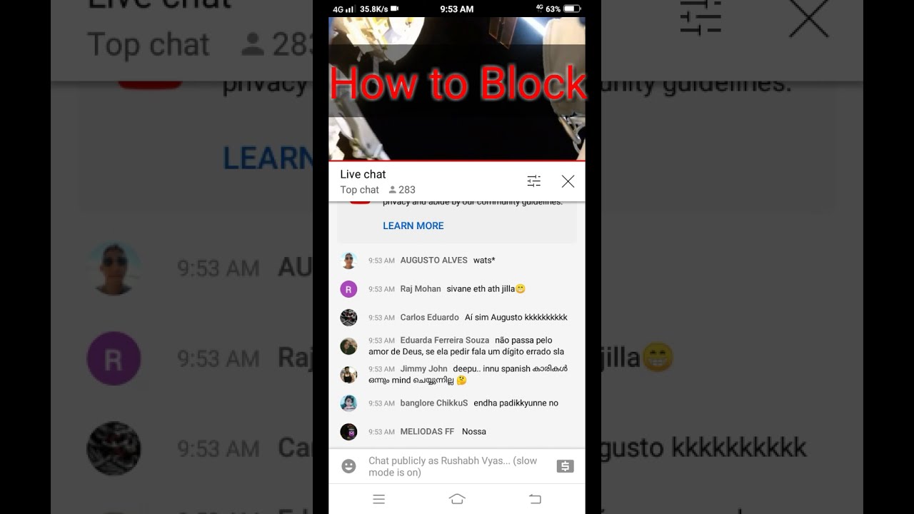 How To Unblock People On YouTube Live Chat #shorts - YouTube