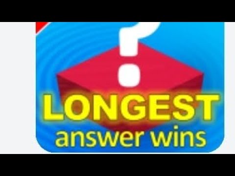 longest answer wins (Roblox) - YouTube