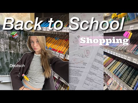 Back to School 📚Deutsch 2026 (*Shoppen, Emergency Kit, herbstlich*) Motivation
