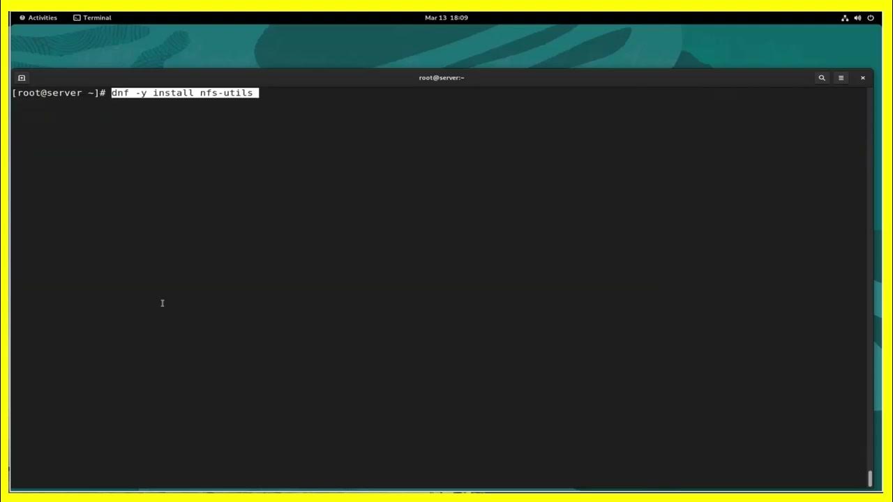 Linux Nfs Server How To Set Up Server And Client On Oracle Linux 9 Youtube