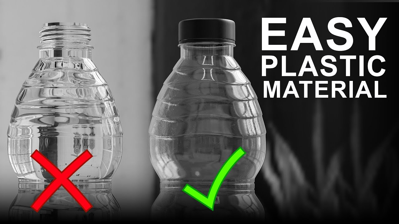 The right way to make Transparent plastic materials in blender | blender 3d - YouTube