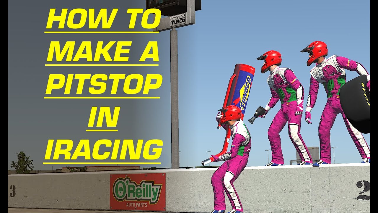 How To Make A Pit Stop In iRacing - YouTube