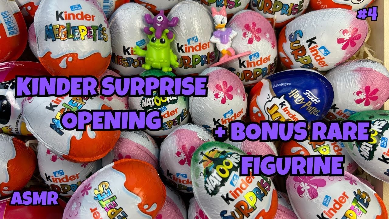 KINDER SURPRISE OPENING | ASMR | BONUS RARE TOY - YouTube